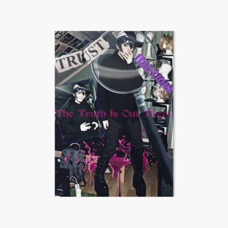 "Emo Detective cosplay" Art Board Print by TayCx3 | Redbubble