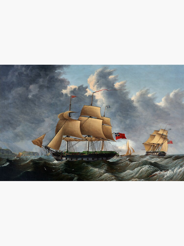 "Oil painting on canvas by artist George Tuthill of the ship HUGH ...