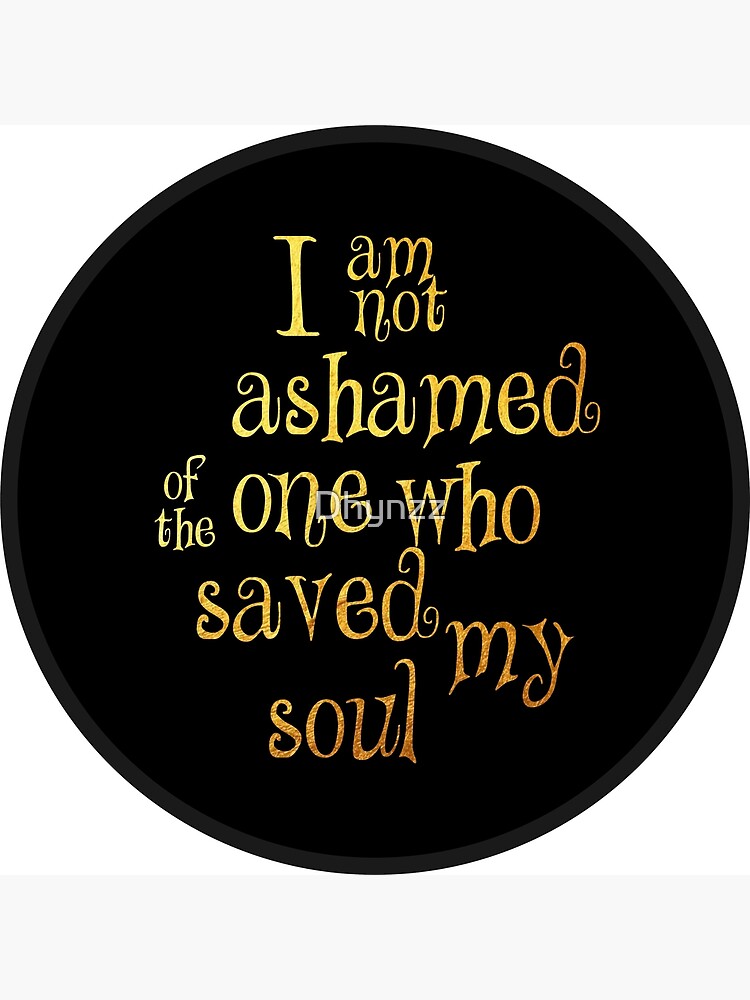 "I am ashamed.... Circle sticker" Poster for Sale by Dhynzz | Redbubble