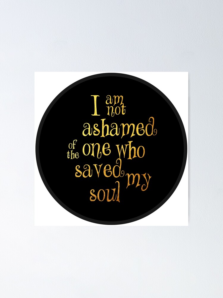 "I am ashamed.... Circle sticker" Poster for Sale by Dhynzz | Redbubble