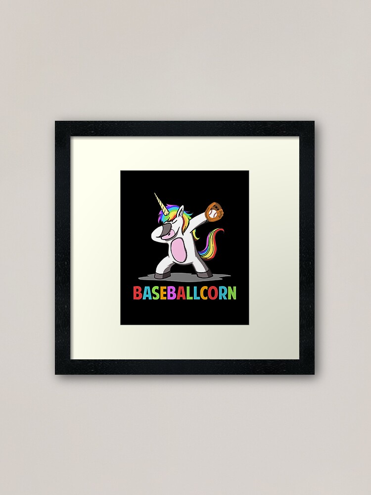 "Meaningful Unicorn And Baseball Lover Gift - Baseballcorn - Dabbing ...