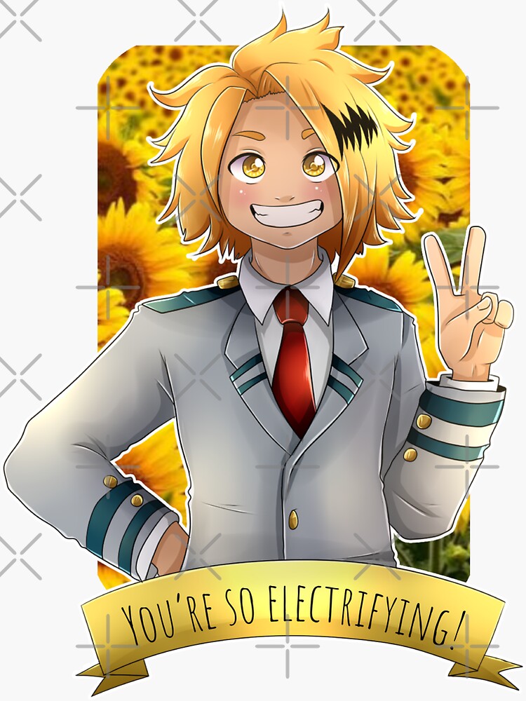 "Kaminari Denki" Sticker for Sale by SenpaiHero | Redbubble