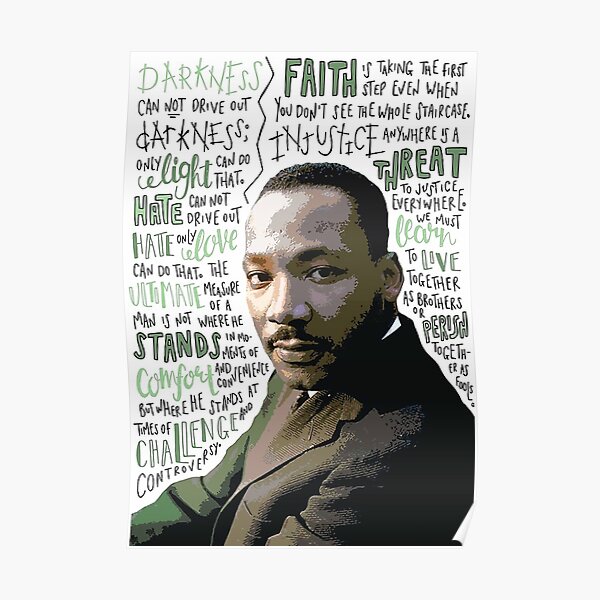 Martin Luther King Posters | Redbubble