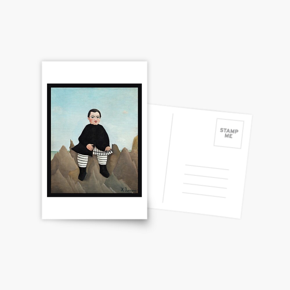 "Boy on the Rocks (ca. 1895–1897) By Henri Rousseau" Poster for Sale by ...