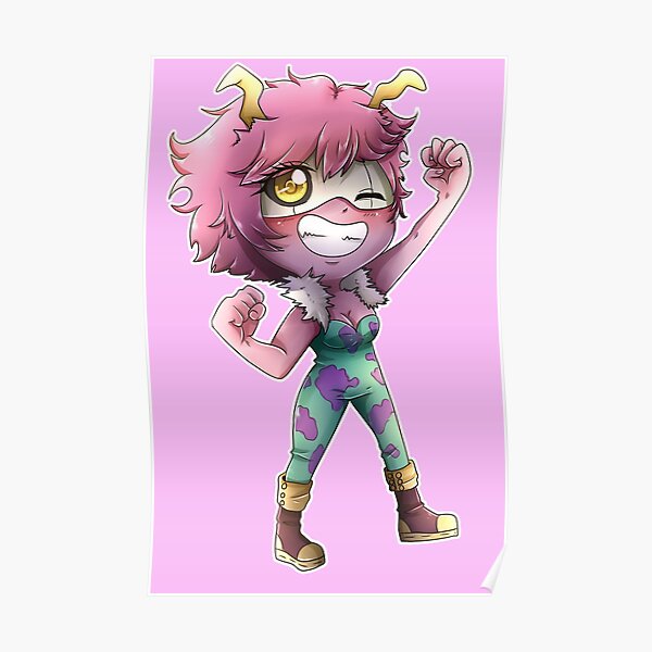 Póster «Chibi Mina Ashido» de SenpaiHero | Redbubble