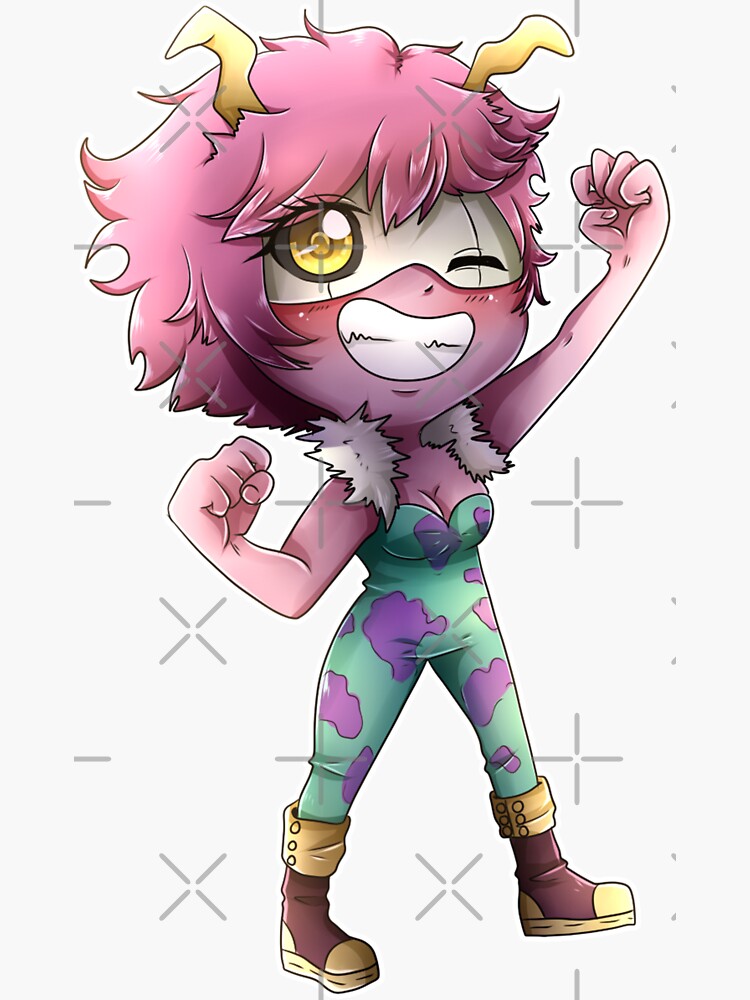 Pegatina «Chibi Mina Ashido» de SenpaiHero | Redbubble