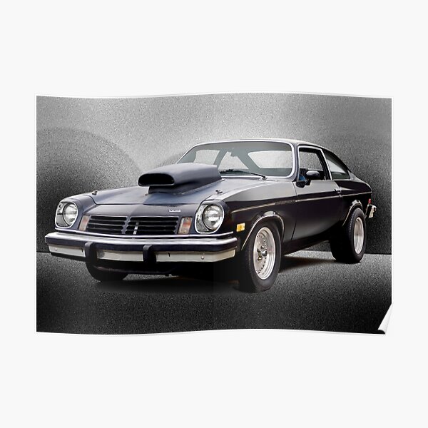"1974 Chevrolet 'Cosworth' Vega" Poster by DaveKoontz | Redbubble