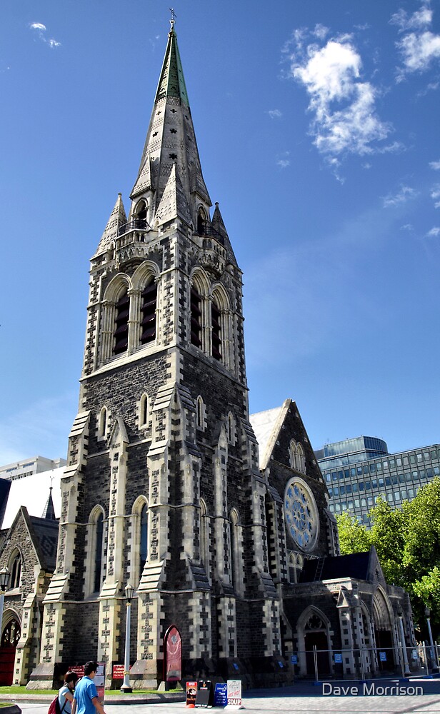 "Christchurch Cathedral, Christchurch NZ" by Dave Morrison | Redbubble