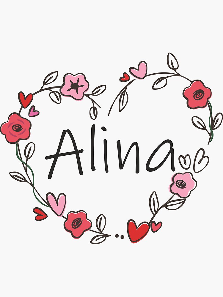 "Alina" Sticker for Sale by oleo79 | Redbubble