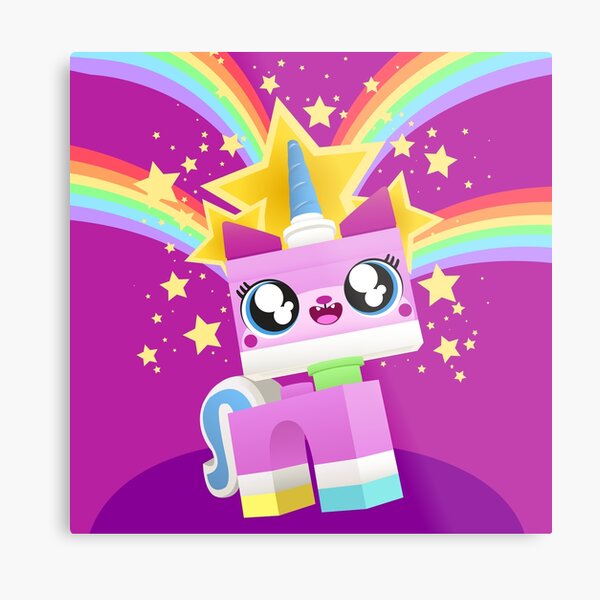 Unikitty Metal Prints | Redbubble