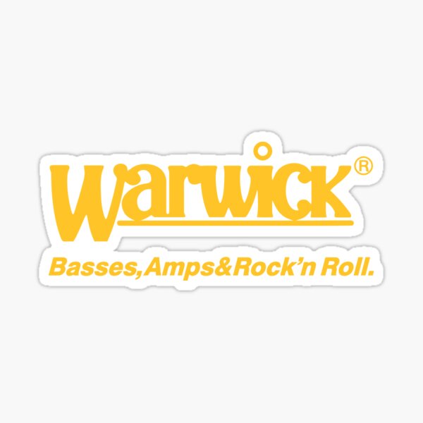 "Warwick Basses " Sticker for Sale by pernellp | Redbubble