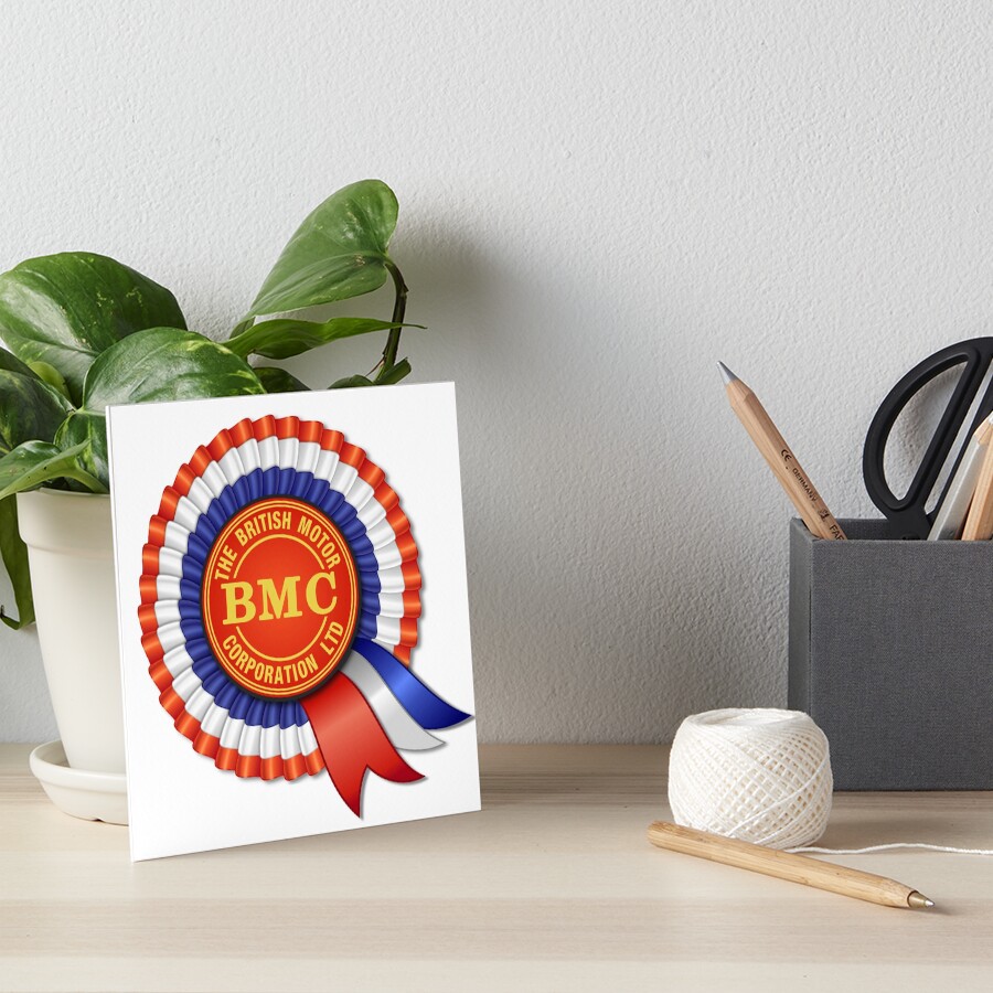 "British Motor Corporation (BMC) Rosette" Art Board Print for Sale by ...