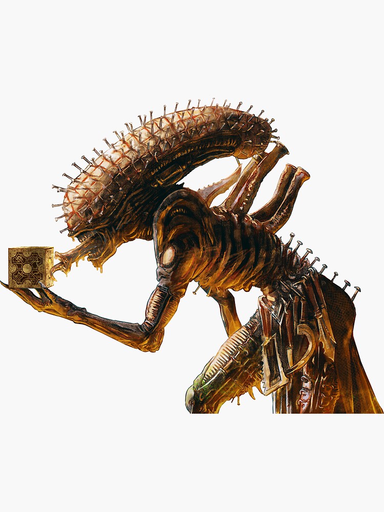 "The Xenobite" Sticker for Sale by VasilisZikosArt | Redbubble