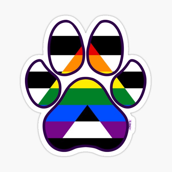 Furry Pride Stickers | Redbubble