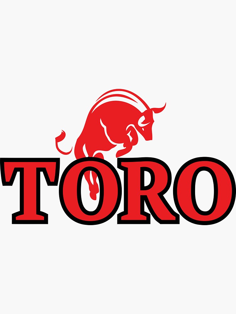 "Toro Company " Sticker for Sale by drostod | Redbubble