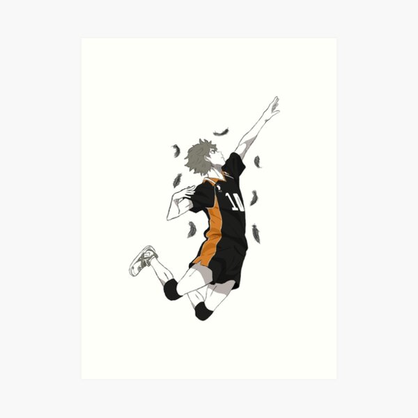 "HINATA HAIKYUU SPIKE" Art Print by -xblade- | Redbubble