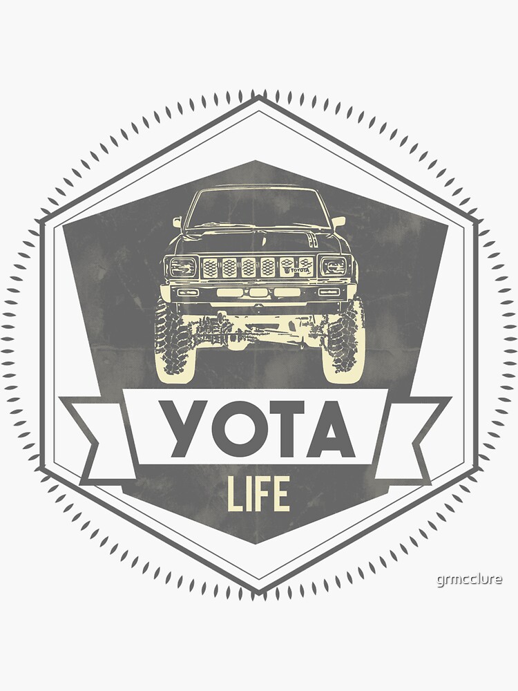"Vintage Yota Life graphic" Sticker for Sale by grmcclure | Redbubble