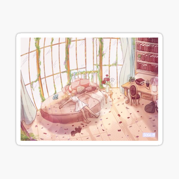 "Sophie’s room" Sticker by SosoDoodles | Redbubble