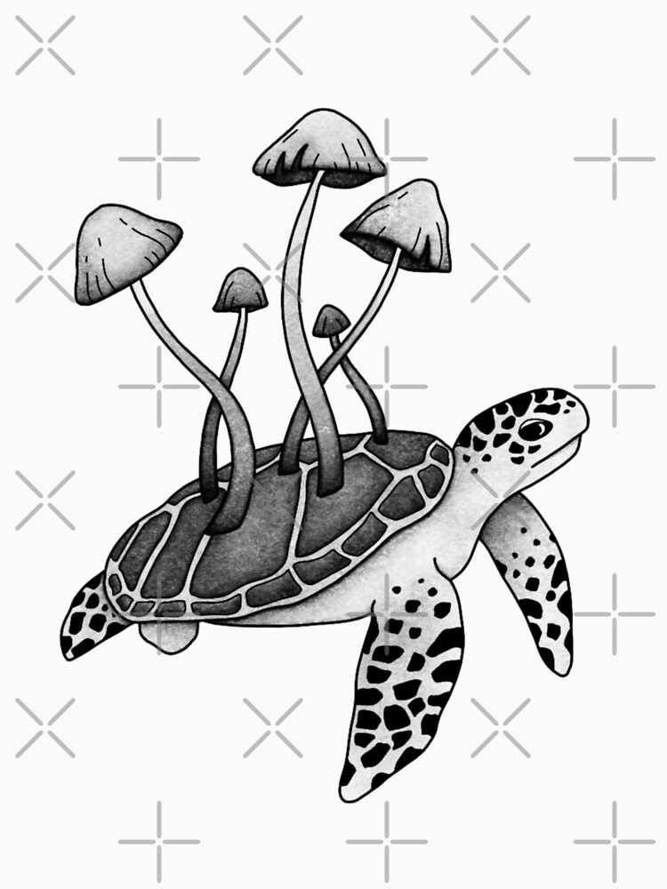 "Mushroom Turtle " Pullover Hoodie for Sale by Art-drawings-md | Redbubble