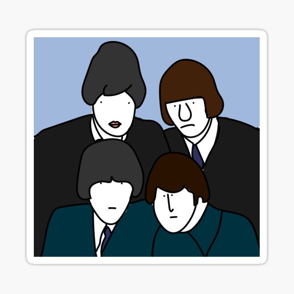 Beatles Stickers | Redbubble
