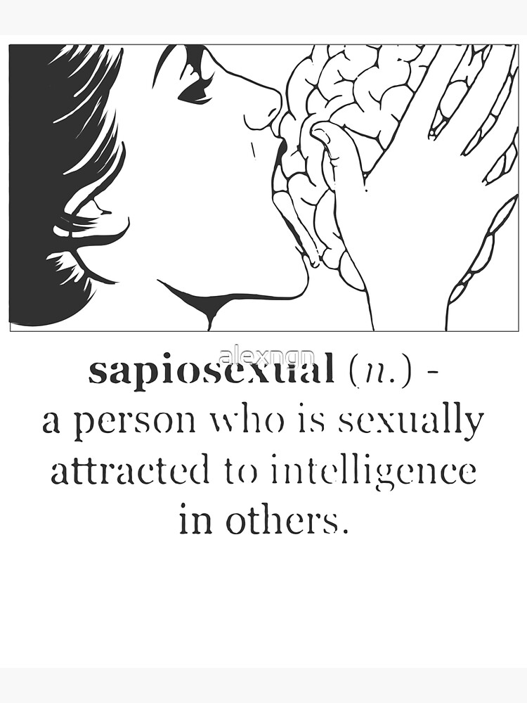 Sapiosexual Definition Poster For Sale By Alexngn Redbubble