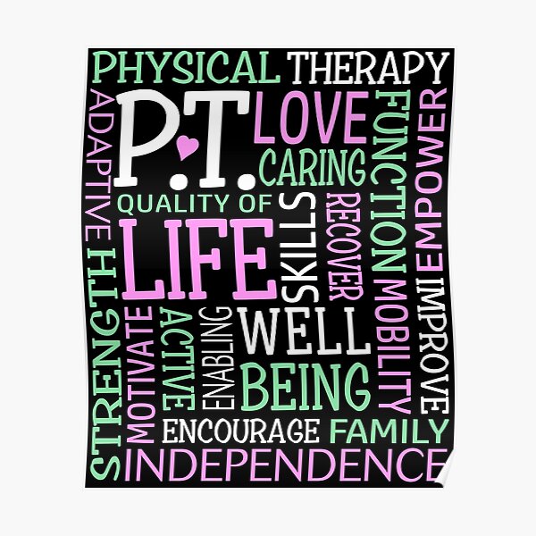 Physical Therapy Posters | Redbubble