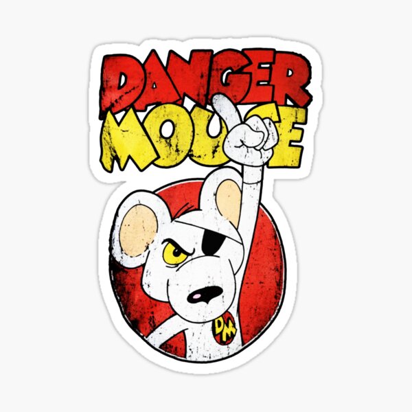 Cartoon Danger Mouse Stickers | Redbubble