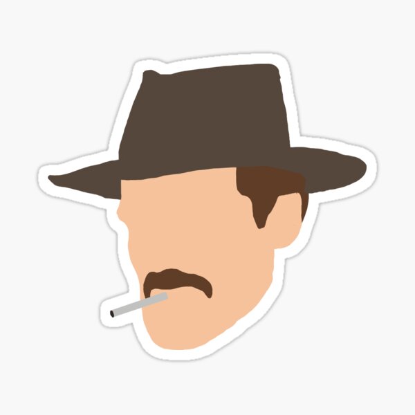 "Hopper Stranger things cartoon" Sticker for Sale by tomfewings | Redbubble
