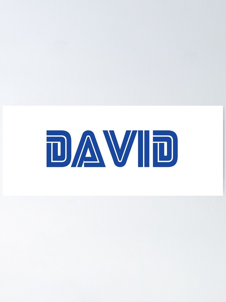 "Gamer name David" Poster by el-patron | Redbubble