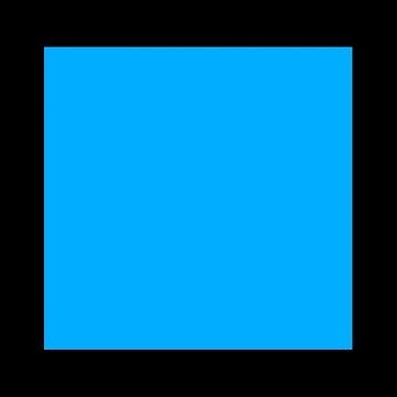 "Vibrant Light Blue Square" Sticker for Sale by AzamiThorn | Redbubble