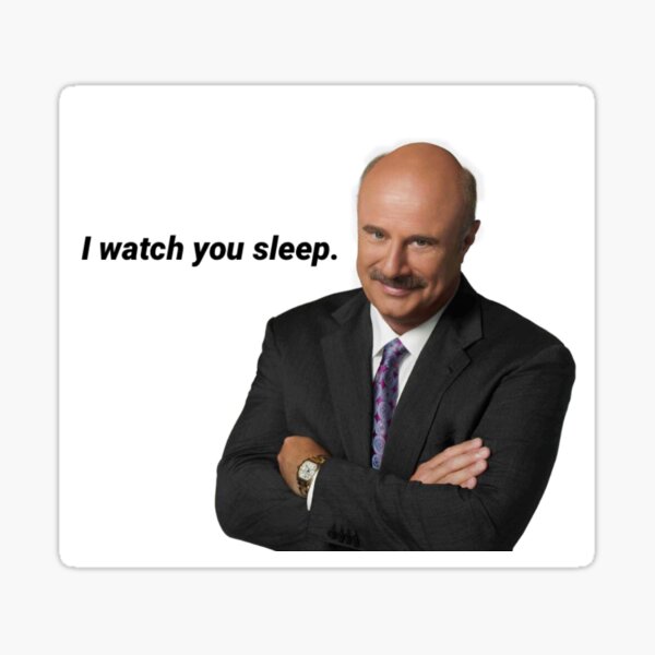 "dr phil....." Sticker for Sale by zoepom | Redbubble