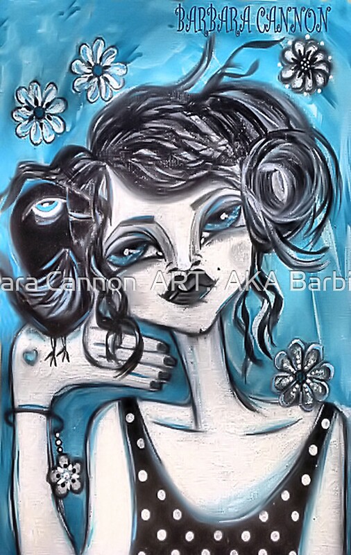 "HER RAVEN" by Barbara Cannon ART.. AKA Barbieville | Redbubble