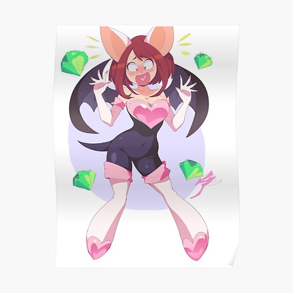 "Uraraka the Bat" Poster by Aetherion | Redbubble