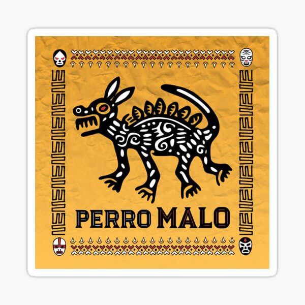 "Perro Malo" Sticker for Sale by Ladycharger08 | Redbubble