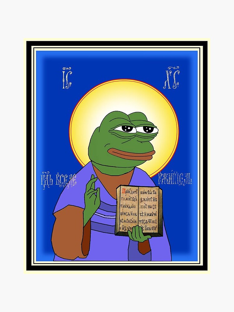 "Patriarch Pepe" Sticker for Sale by AncientMushroom | Redbubble