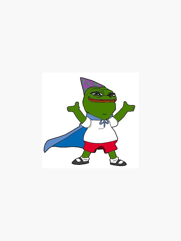 "wizard pepe" Sticker by AncientMushroom | Redbubble
