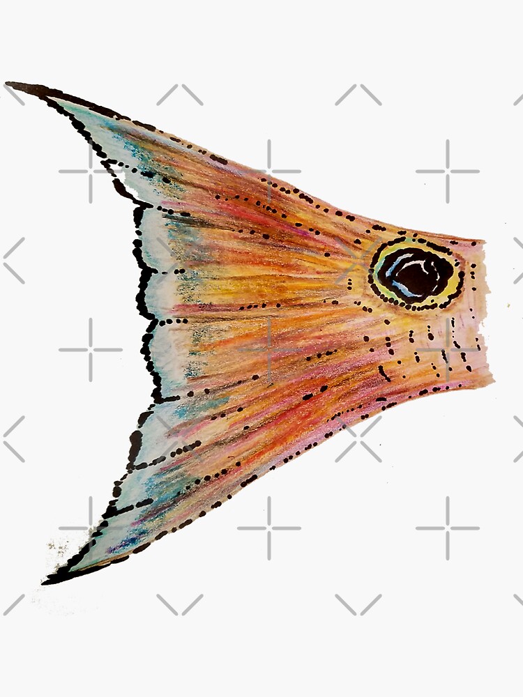 "THE REDFISH TAIL" Sticker by NINUNO | Redbubble