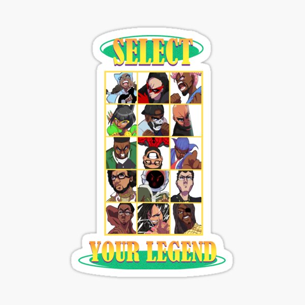 "IN4 Select Your Legend" Sticker for Sale by ignantrizzy | Redbubble