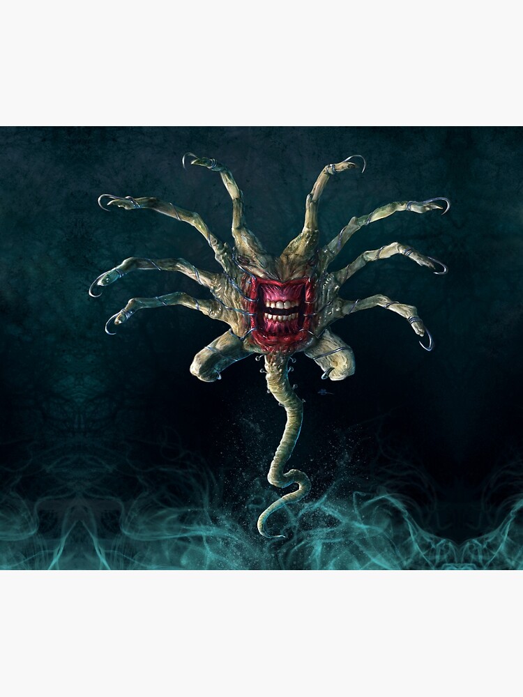 Colcha «El Xenobite II Facehugger» de VasilisZikosArt | Redbubble