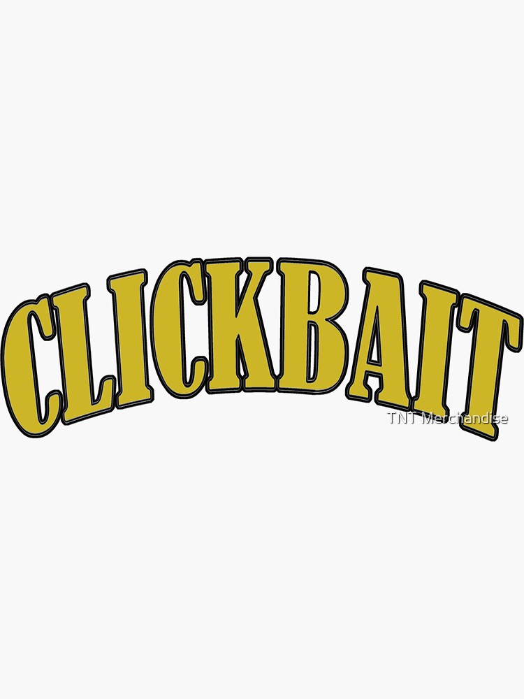 "David Dobrik "CLICKBAIT" Merch" Sticker for Sale by TNTmerchandise ...