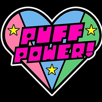 "Puff Power!" Sticker for Sale by -KillerCute- | Redbubble