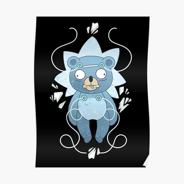 "Teddy Bear Rick - "Nope."" Poster by nykiway | Redbubble