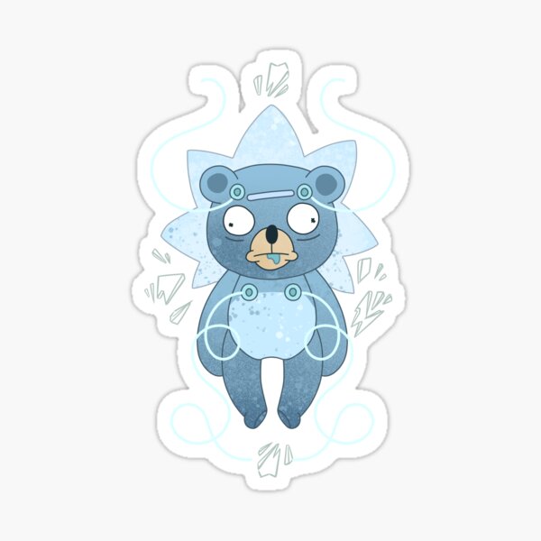 "Teddy Bear Rick - "Nope."" Sticker by nykiway | Redbubble