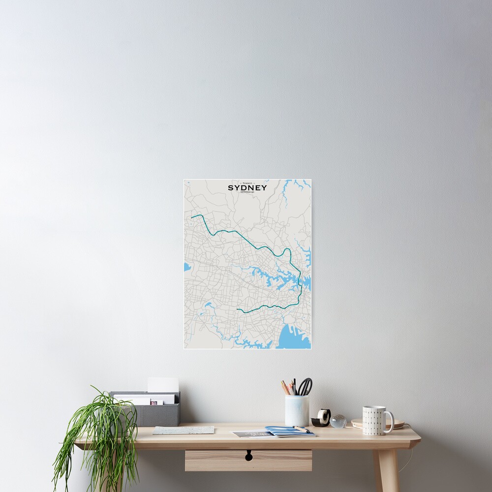 "Sydney Transit Map" Poster for Sale by CPTVDesign | Redbubble