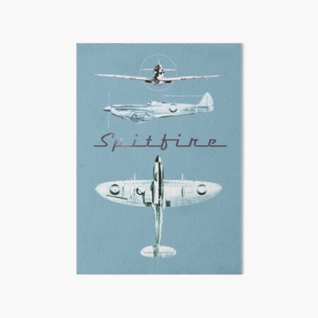 "Spitfire recognition chart" Art Board Print for Sale by strat1963 ...
