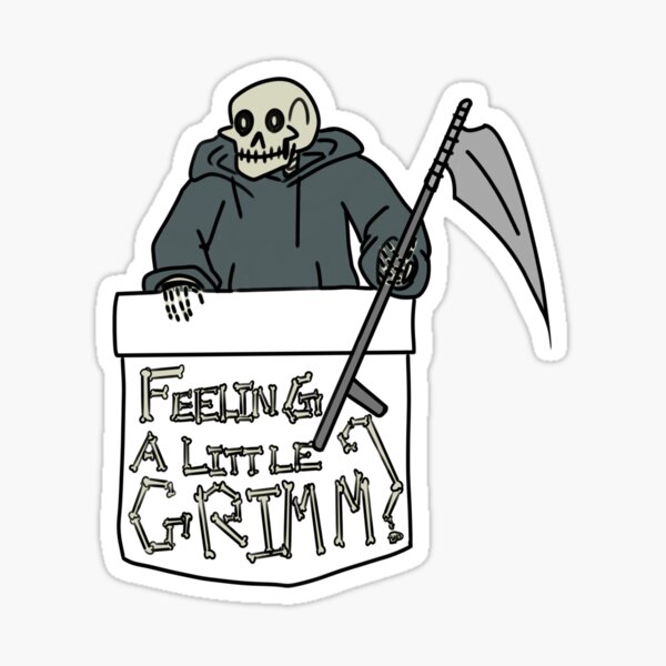 "Pocket Skully!" Sticker by VerneDaRogue | Redbubble