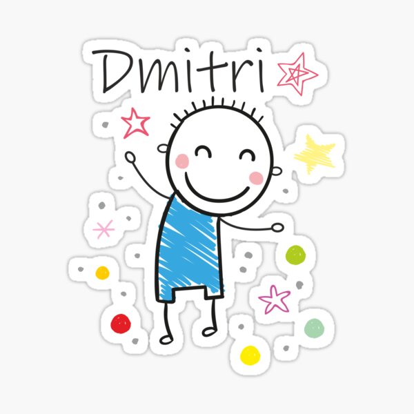 "Dmitri" Sticker for Sale by oleo79 | Redbubble