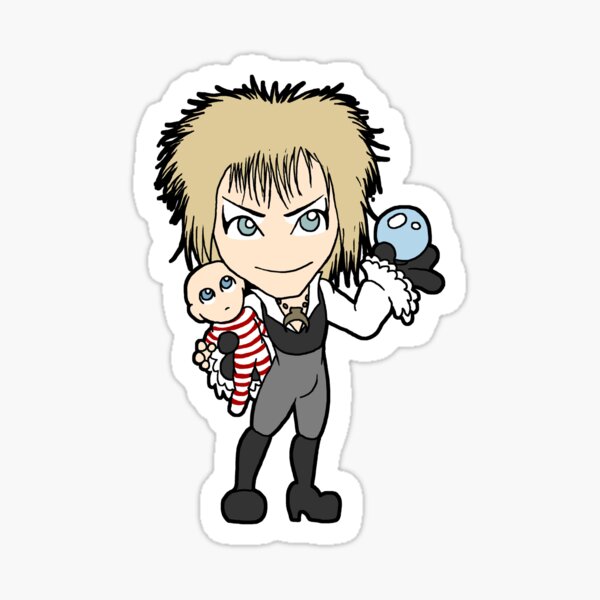 "Jareth" Sticker for Sale by RhiMcCullough | Redbubble