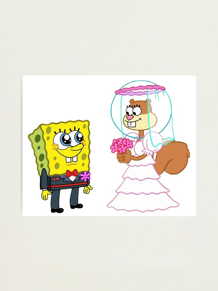 "Spongebob and Sandy Wedding" Photographic Print for Sale by LeaWolf ...