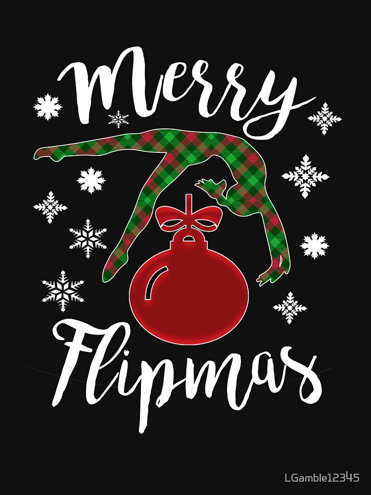 Camiseta «Top Fun Merry Flipmas Navidad Gimnasia Diseño» de ...